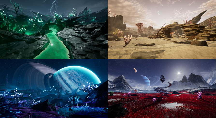 Alien Fantasy Environment Mega Pack Vol.2 in Environments - UE Marketplace