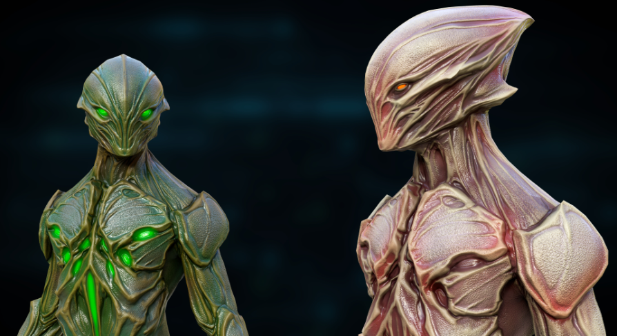Alien Monster Man in Characters - UE Marketplace