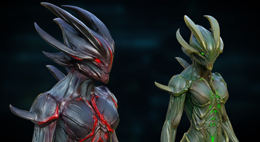 Alien Monster Queen In Characters Ue Marketplace