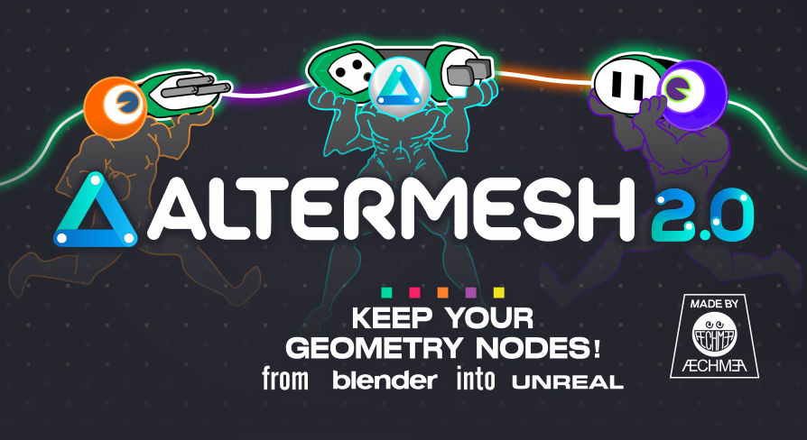 Altermesh Geometry Nodes In Unreal In Code Plugins Ue Marketplace