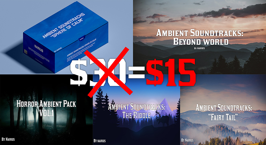 Ambient Soundtracks: Megapack (5 in 1) in Music - UE Marketplace