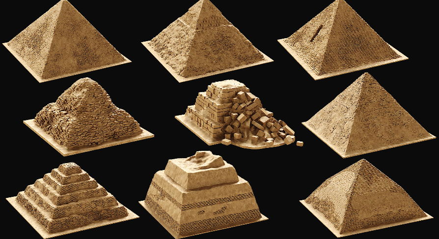 Ancient Egypt Pyramids in Props - UE Marketplace