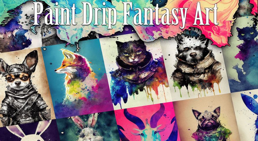 Animals 3 - Fantasy RPG Paint Drip Icons in 2D Assets - UE Marketplace