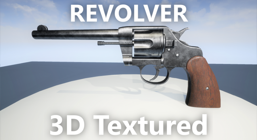 Animated .38 Realistic Revolver in Weapons - UE Marketplace