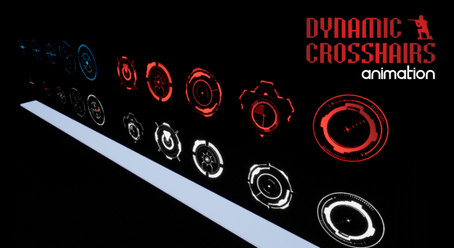Animated Dynamic Crosshairs in 2D Assets - UE Marketplace