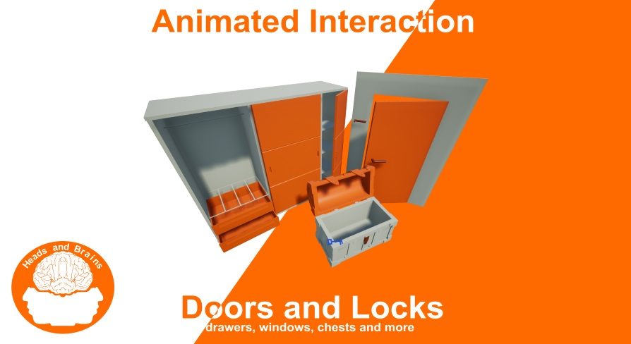 Animated Interaction: Doors and Locks (drawers, windows, chests and ...