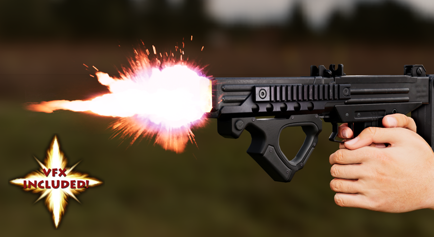 Animated Micro SMG FPS Weapons Pack in Weapons - UE Marketplace