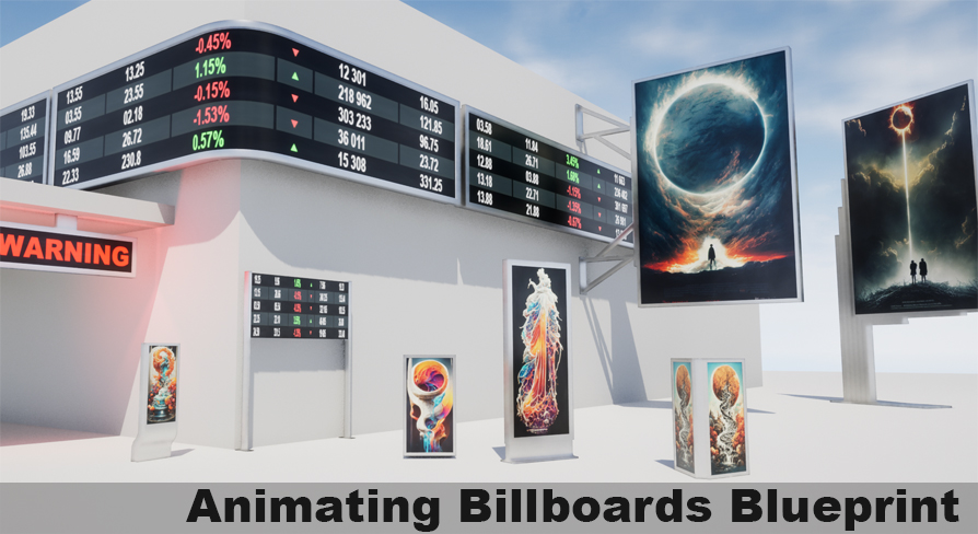 Animating Billboards in Blueprints - UE Marketplace