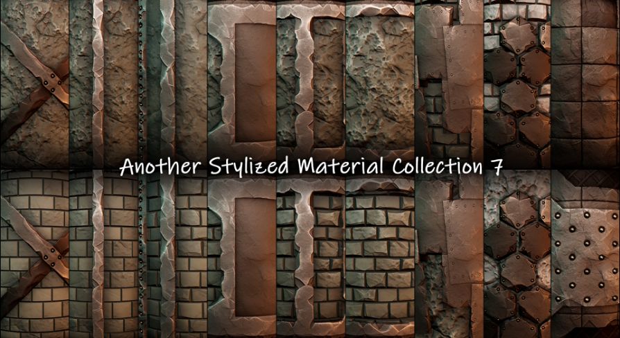 Another Stylized Material Collection 7, 카테고리 텍스처 - UE 마켓플레이스
