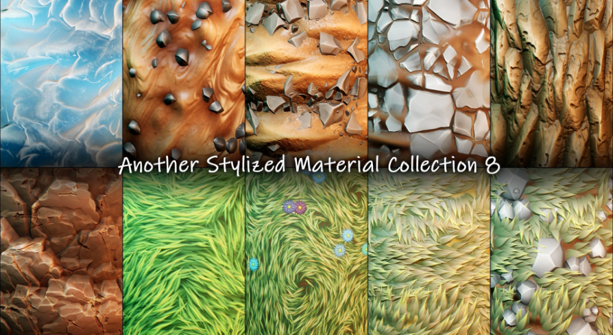 Another Stylized Material Collection 8：テクスチャー - UE マーケットプレイス