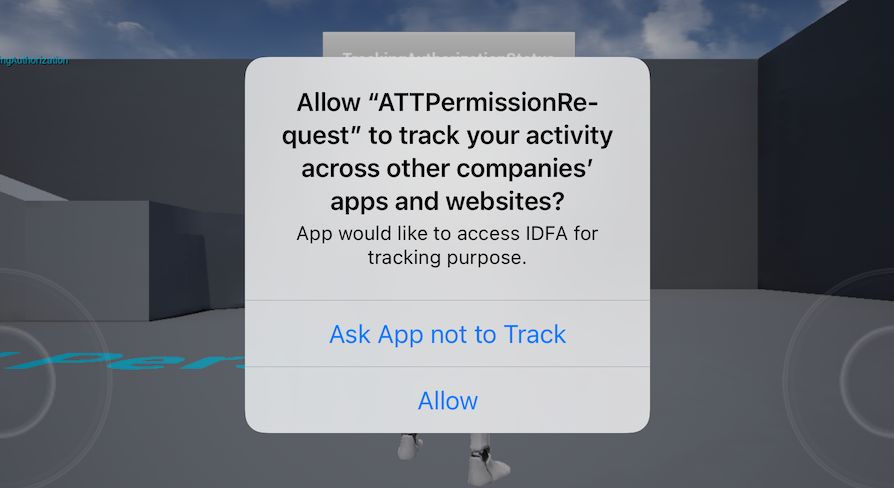 App Tracking Transparency Dialog in Code Plugins - UE Marketplace