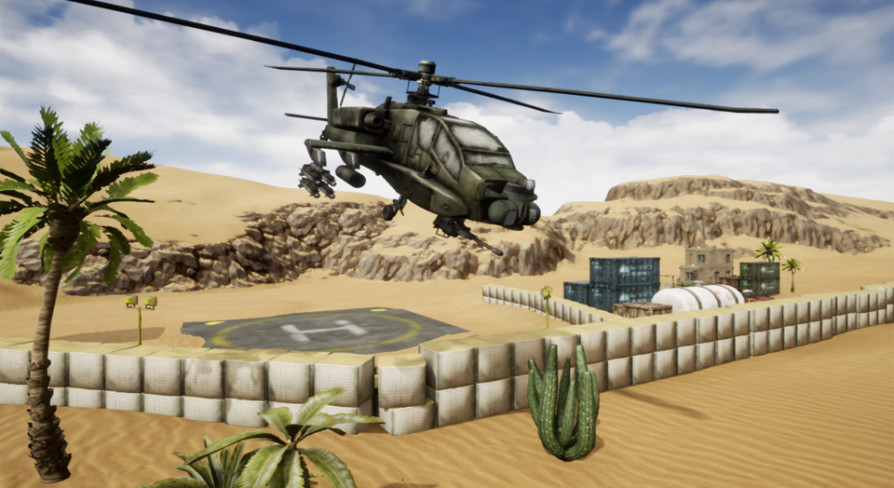 Arcade Helicopter System in Blueprints - UE Marketplace