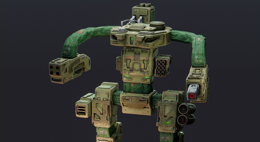 Assault robot in Characters - UE Marketplace