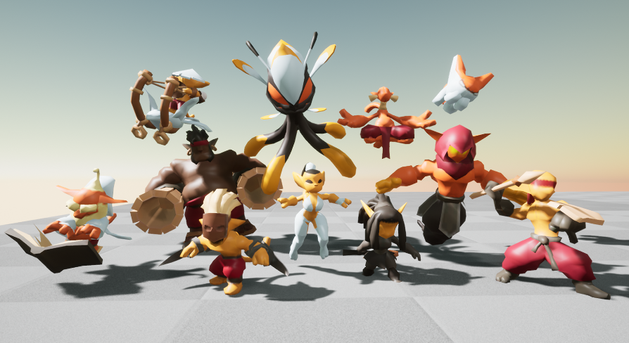 Characters Pack in Characters - UE Marketplace