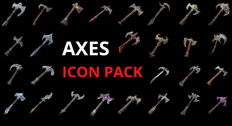 Axes - Icon Pack V2 in 2D Assets - UE Marketplace