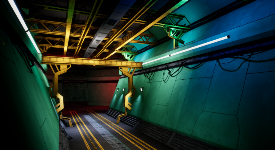 Azora Underground Sci-Fi Factory in Environments - UE Marketplace