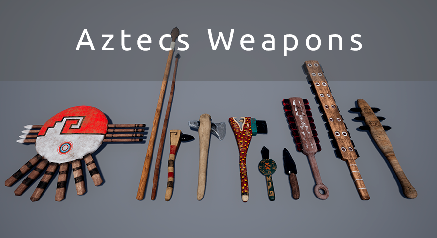 Aztecs Weapons in Weapons - UE Marketplace