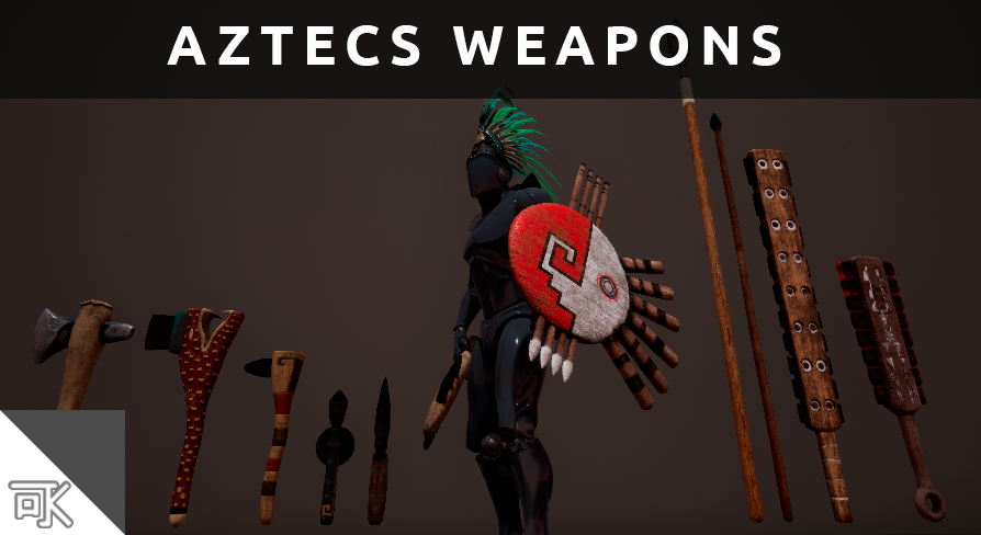 Aztecs Weapons in Weapons - UE Marketplace
