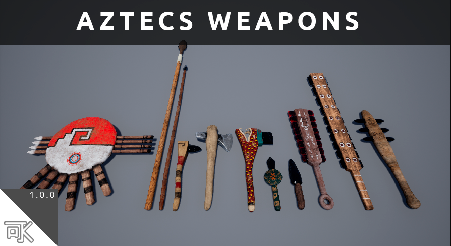 Aztecs Weapons, 카테고리 무기 - UE 마켓플레이스