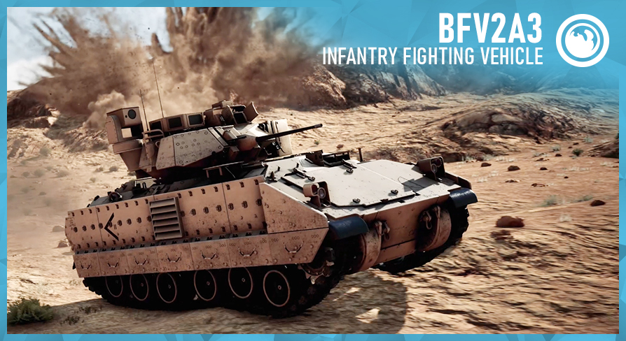 BFV2A3 Infantry Fighting Vehicle Project in Blueprints - UE Marketplace