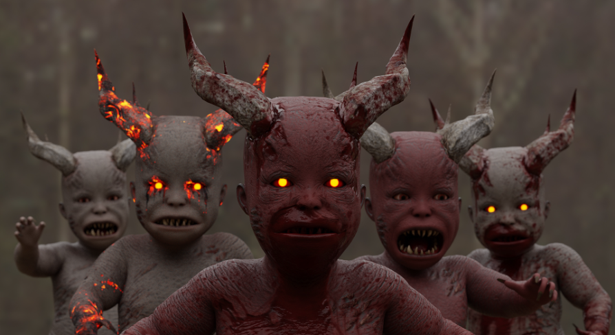 Baby Demon in Characters - UE Marketplace