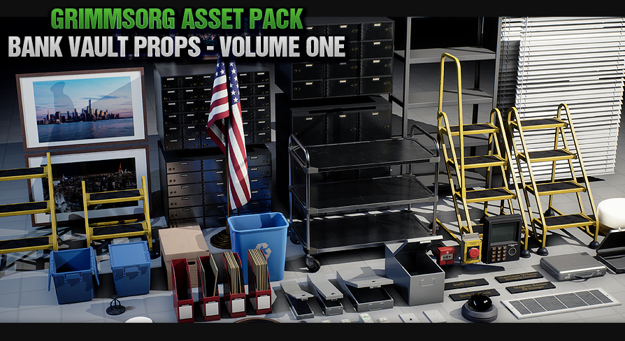 Bank Vault Props - Volume One in Props - UE Marketplace