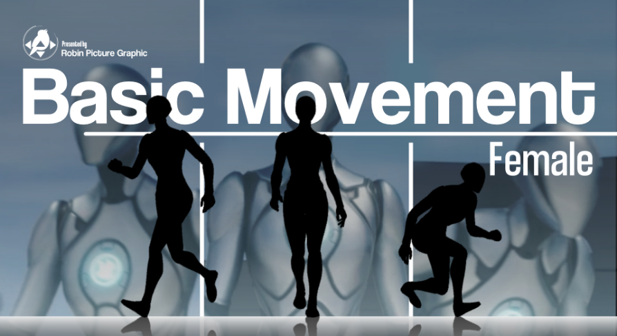 Basic Movement Female, 카테고리 애니메이션 - UE 마켓플레이스