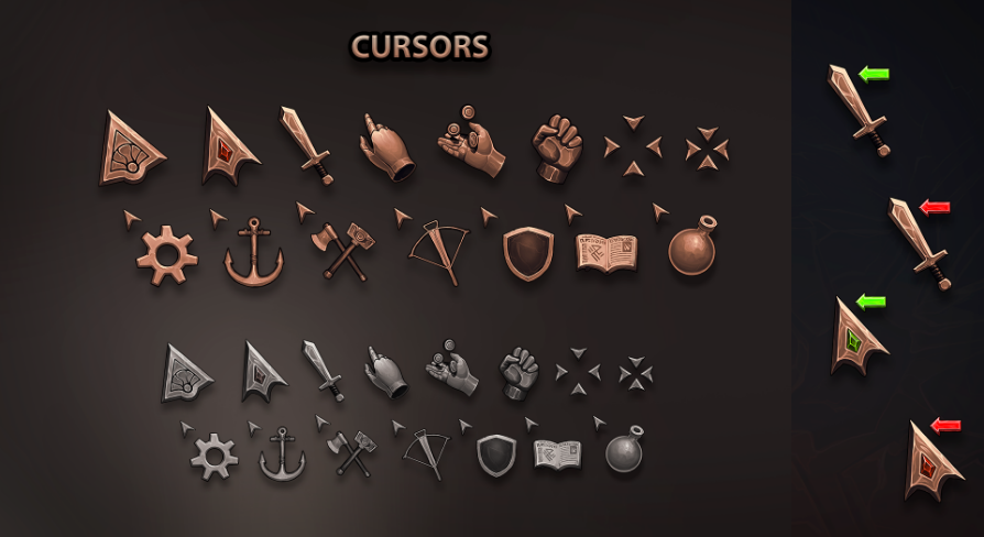 Basic RPG Cursors, 카테고리 2D 애셋 - UE 마켓플레이스