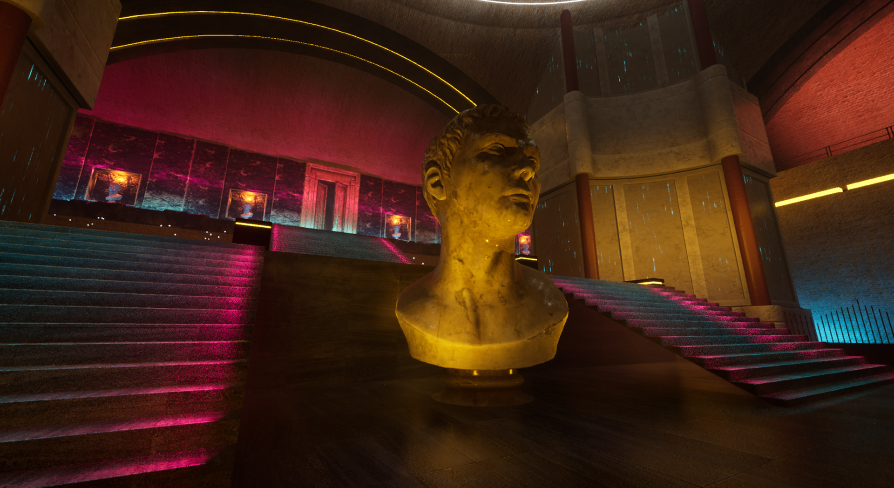 在环境创建的Basilica Underground Night Club Modular - 虚幻引擎商城