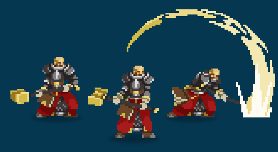 Battle Priest - Pixel Art, 카테고리 2D 애셋 - UE 마켓플레이스