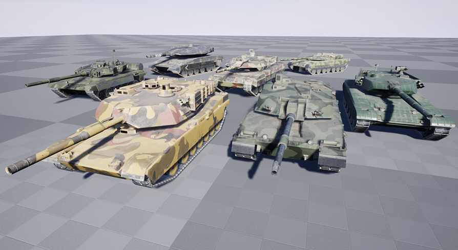 Battle Tanks Collection in Characters - UE Marketplace