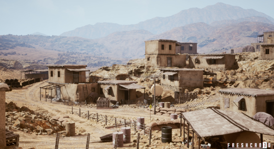Battlefield Kit - Desert Environment (Military, Warzone Village) in ...