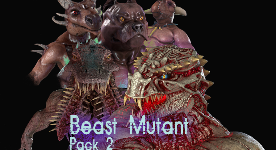 Beast Mutant Pack 2 in Characters - UE Marketplace
