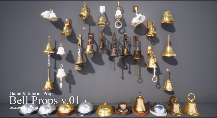Bell Props v.01 in Props - UE Marketplace