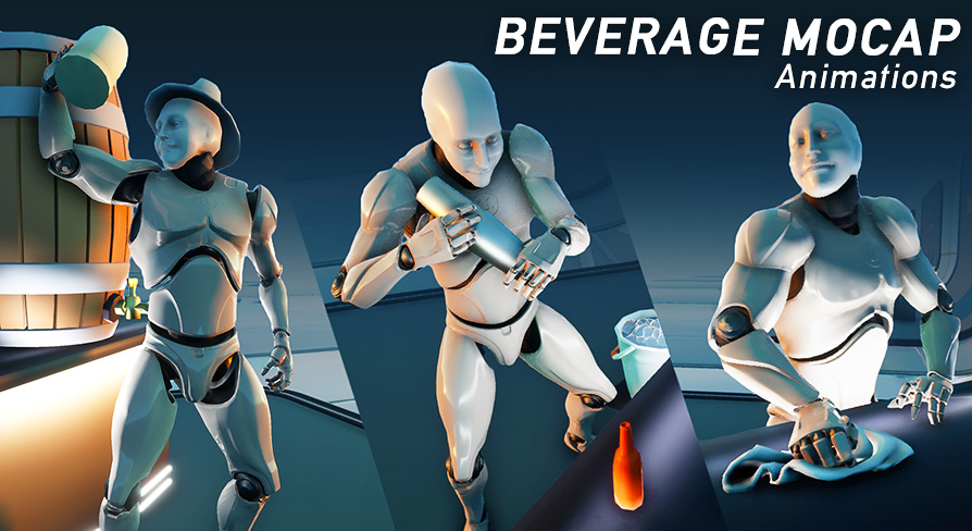Beverage Mocap Animations in Animations - UE Marketplace