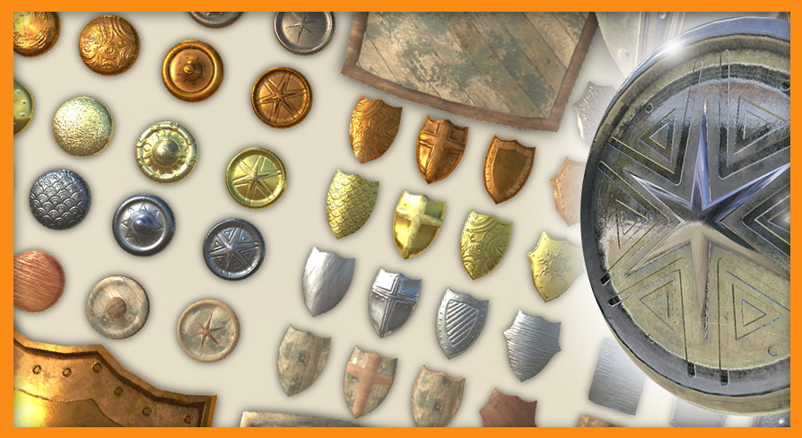 Big Shield Pack (60 items) in Weapons - UE Marketplace