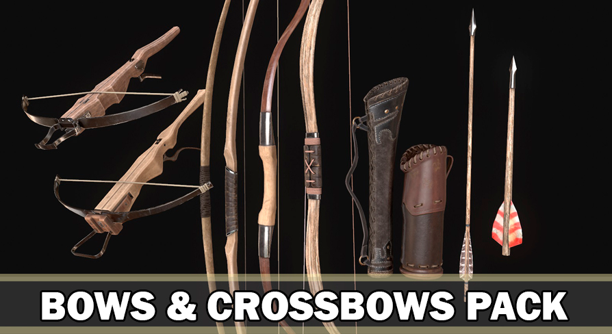 Bows and CrossBows - Medieval Weapons Pack in Weapons - UE Marketplace