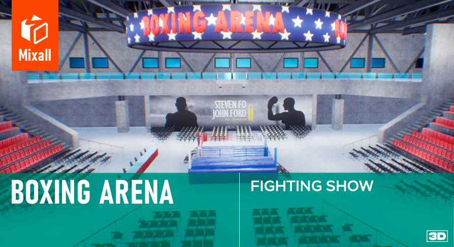Boxing arena - fighting show in Environments - UE Marketplace