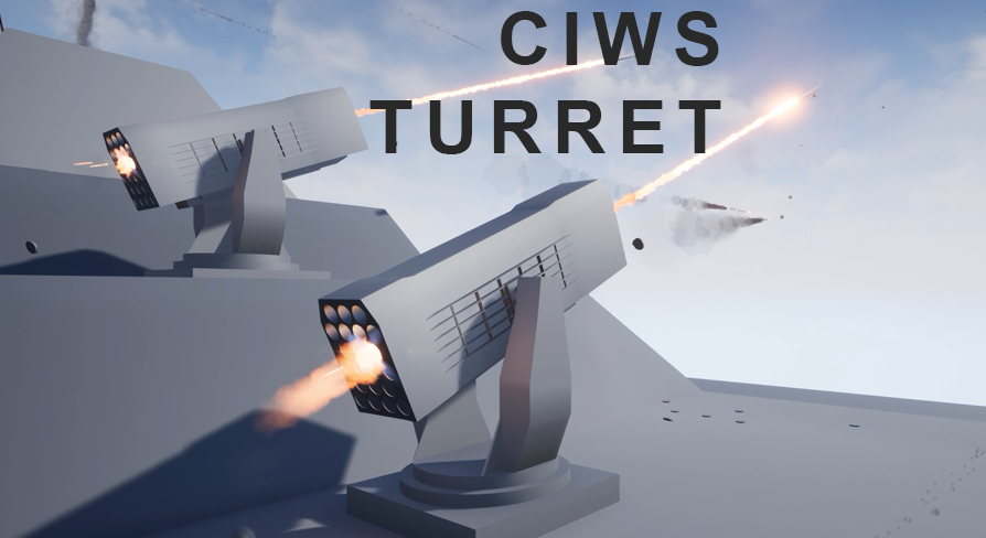 CIWS Turrets in Blueprints - UE Marketplace