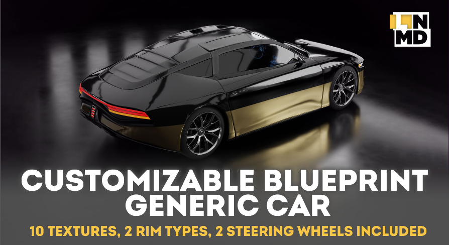 CUSTOMIZABLE DRIVABLE BLUEPRINT SYSTEM with GENERIC CAR 3D ASSET, 카테고리 ...