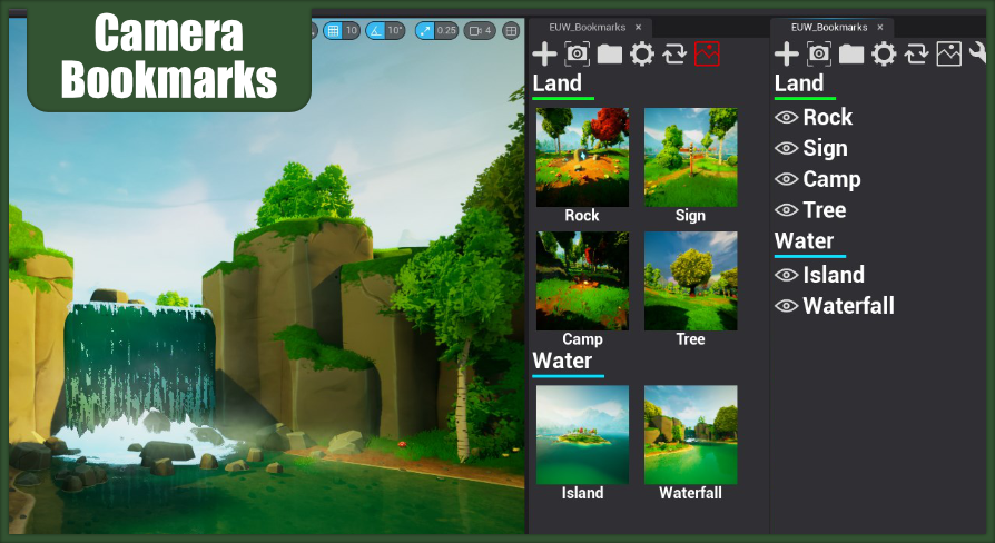 Camera Bookmarks in Blueprints - UE Marketplace