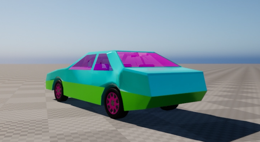 Car Color Customization System in Blueprints - UE Marketplace
