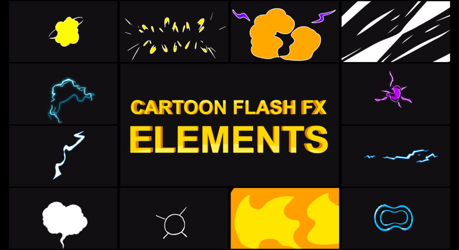 Cartoon Flash FX, 카테고리 2D 애셋 - UE 마켓플레이스