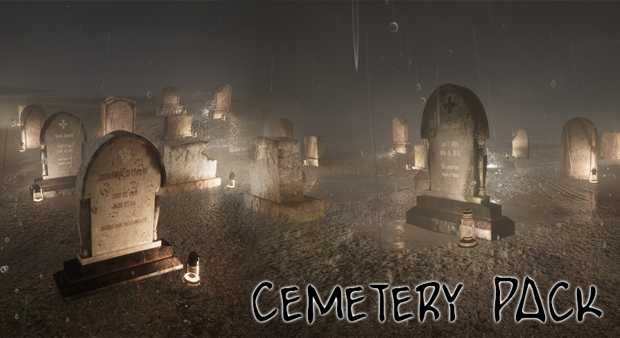 Cemetery Pack in Props - UE Marketplace