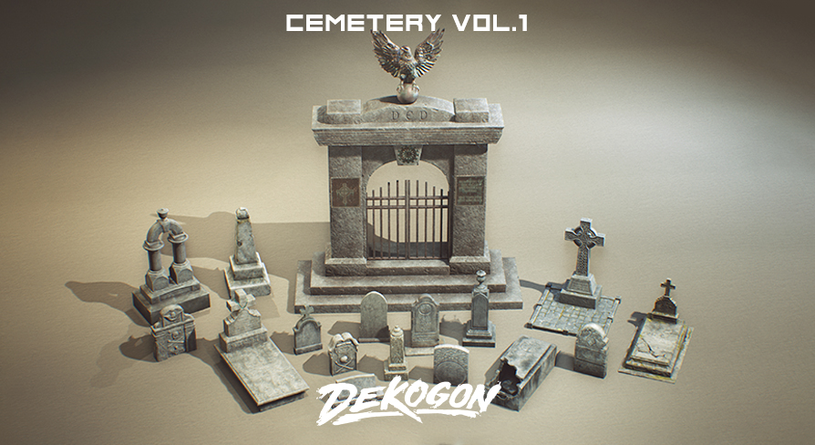 Cemetery - VOL.1 in Props - UE Marketplace
