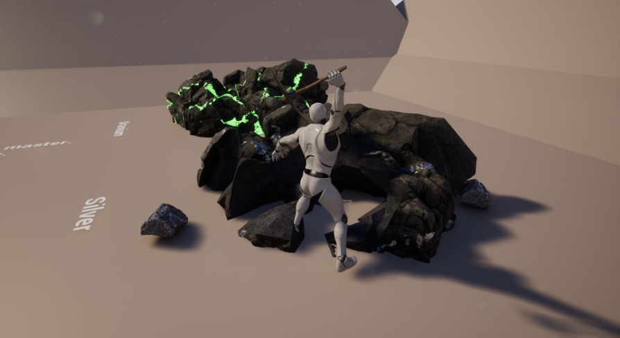 Chaos based Mineable and interactive Rocks with spawning ores in ...