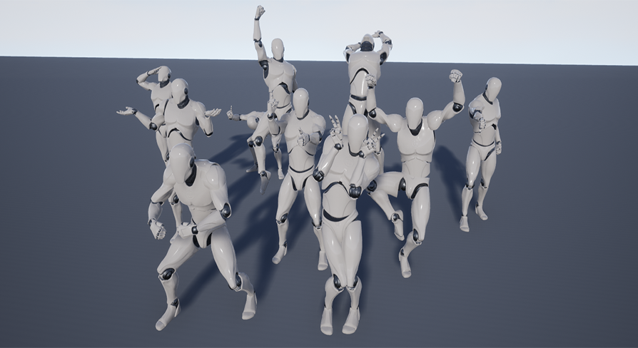 Character Emotes in Animations - UE Marketplace