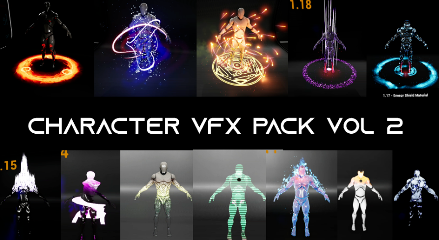 Character VFX pack 2 in Visual Effects - UE Marketplace