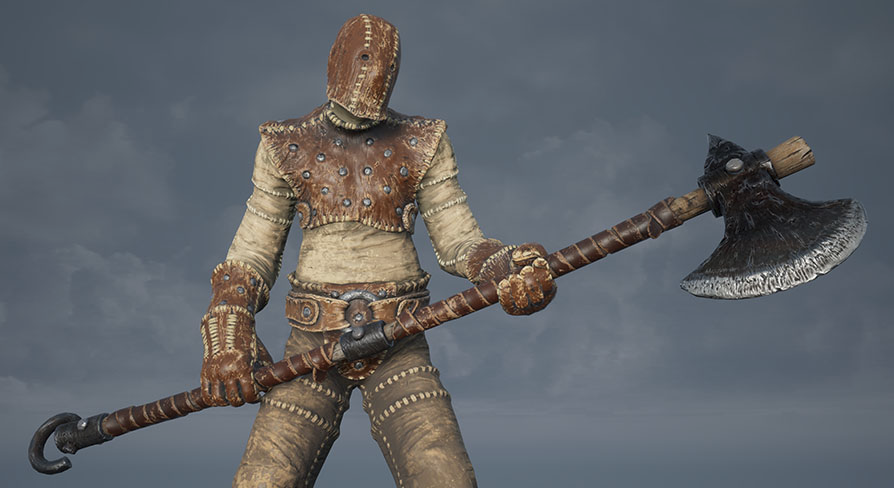 Character With Axe and Shield in Characters - UE Marketplace