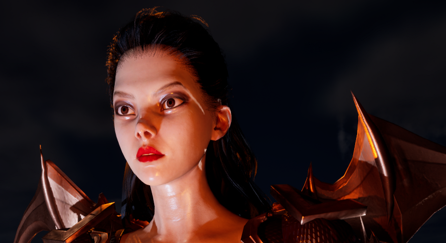 Chinese Girl Changying - Armor Set 2 - Game Ready in Characters - UE ...